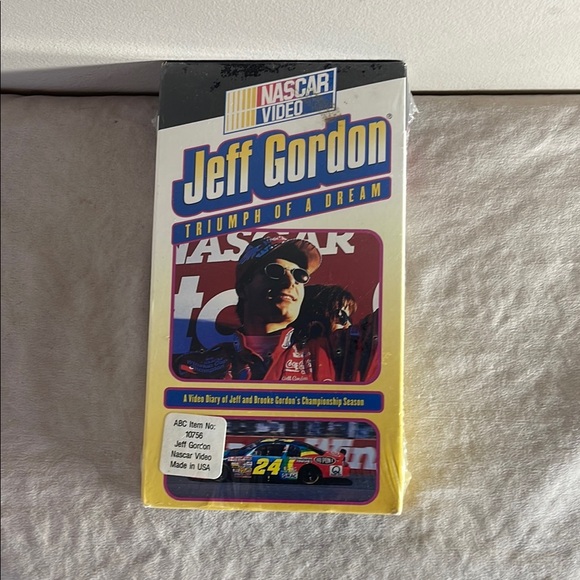 Sony | Media | Jeff Gordon Nascar Video Vhs Tape 996 Sony New Sealed ...